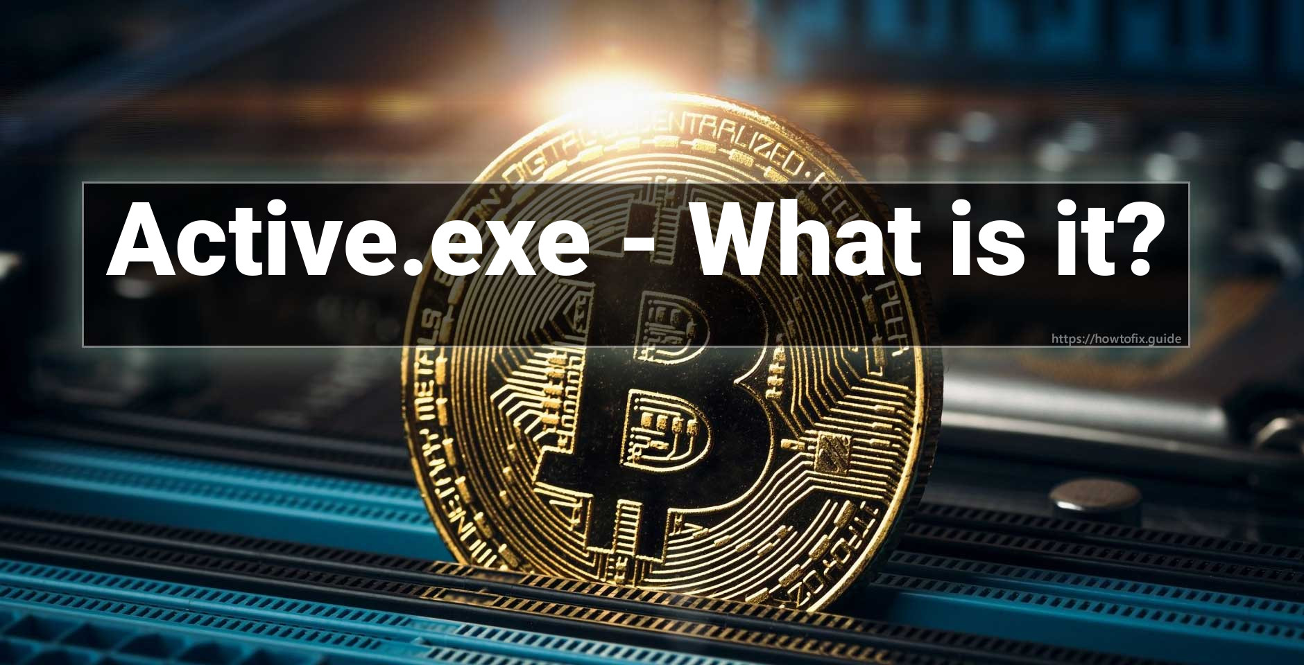 Active.exe Virus (Coin Miner Trojan) Kaldırma