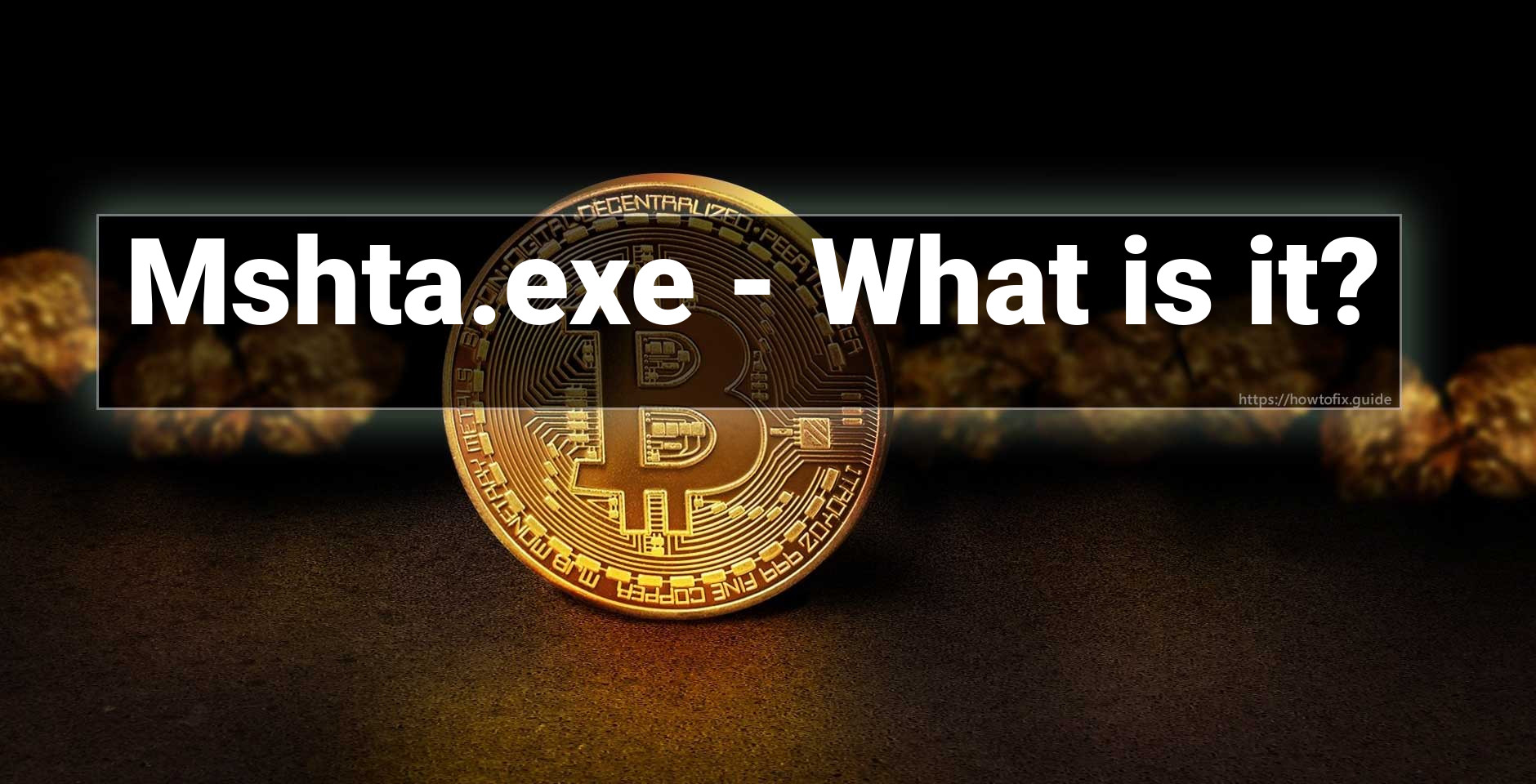 Mshta.exe Virus'u kaldırın (Task Manager ndeki Mshta.exe)